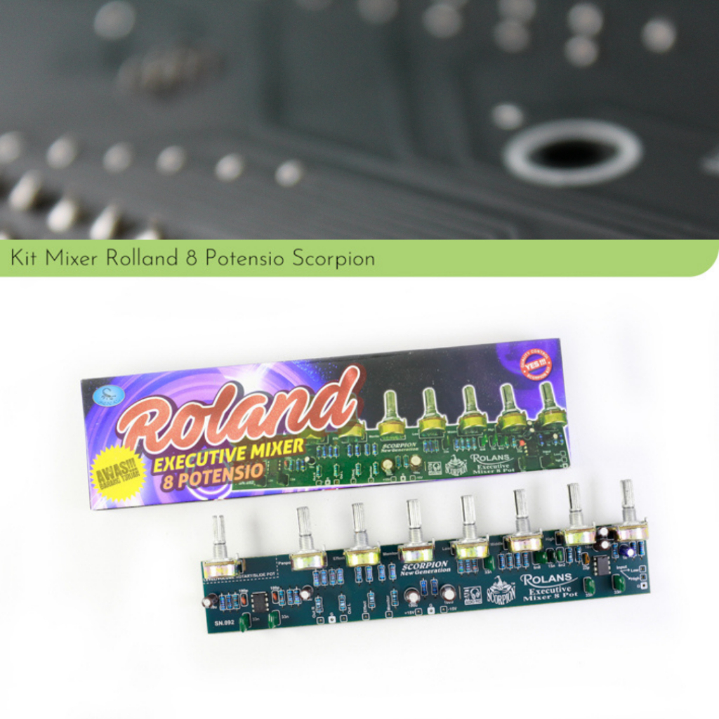 Mixer Assembly Kit 8 potentio ROLAND mic amplifier by Scorpion | Shopee ...