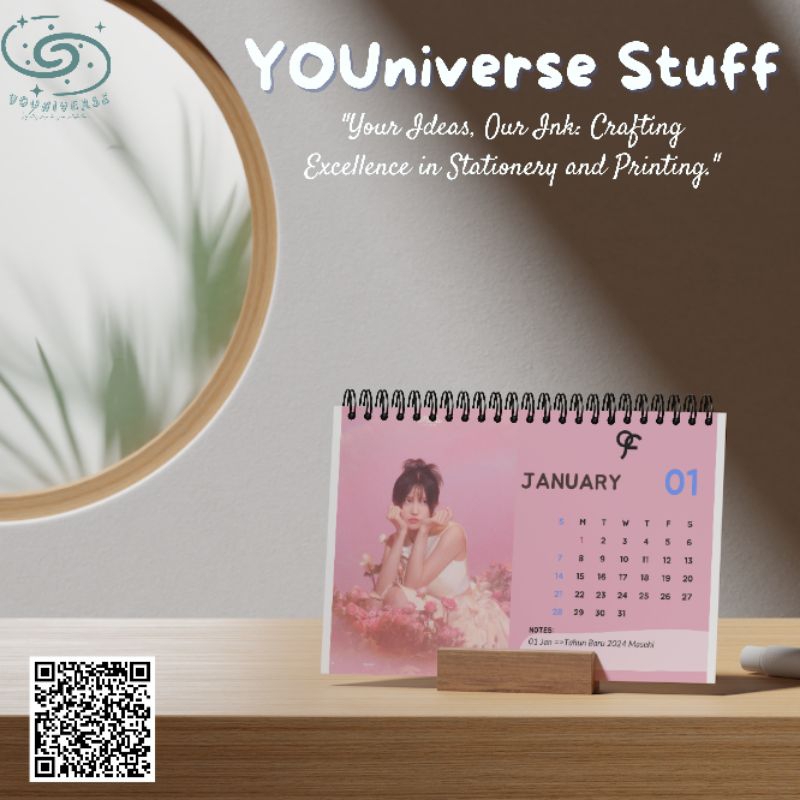 Fromis_9 SUPERSONIC 2025 Desk Calendar / Desk Calendar 2025 K-POP ...