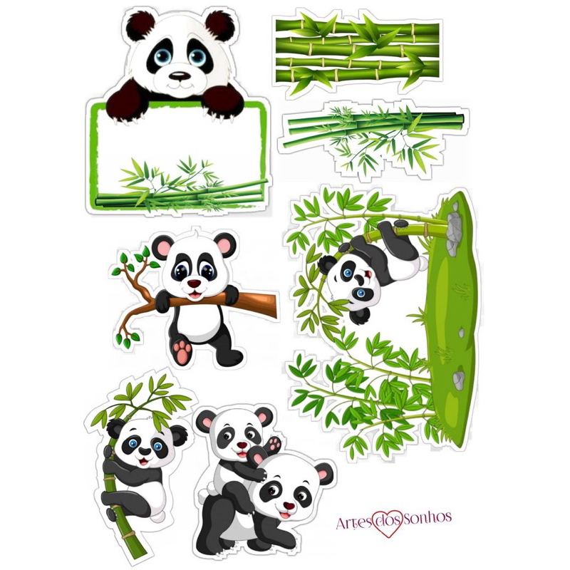 Panda/happy Birthday Cake Topper Can Request Name and age/panda Topper ...