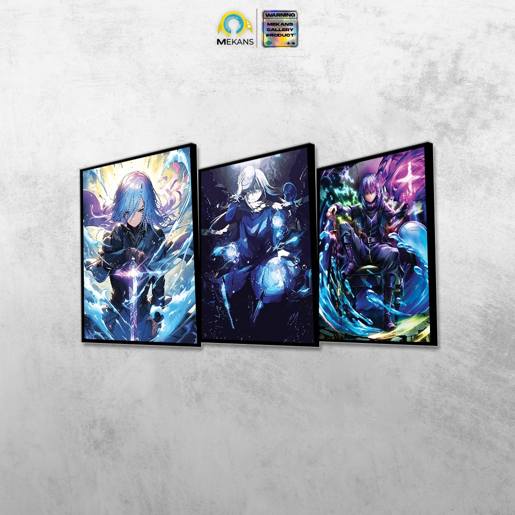 HIASAN DINDING S - 30x40 cm TENSEI SHITARA SLIME RIMURU TEMPEST ANIME ...