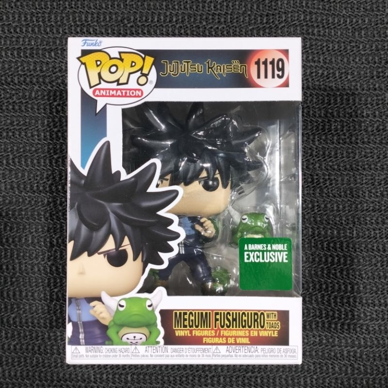 Funko Pop! Jujutsu Kaisen: Megumi Fushiguro With Toads 1119 (A Barnes ...