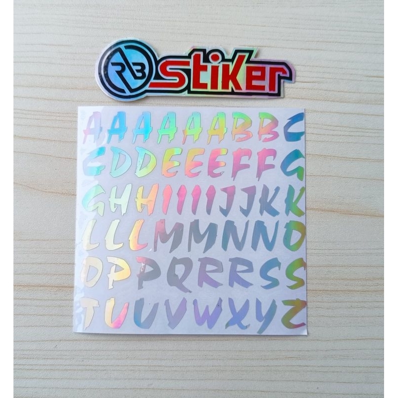 Versatile cutting ALPHABET letter stickers | Shopee Singapore