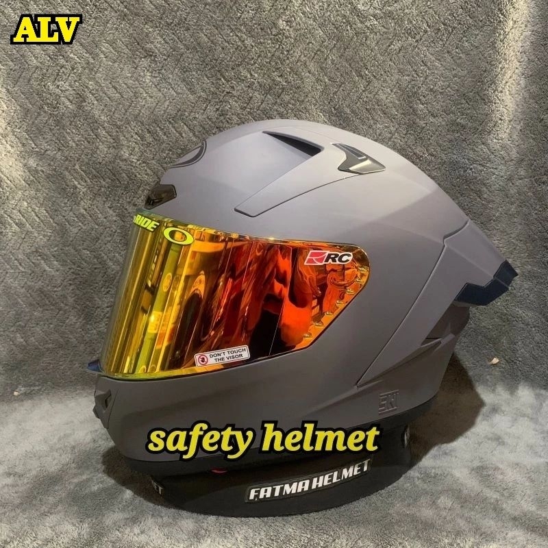 ALV GENESIS SOLID GREY DOFT HELMET (HANDSOME PACKAGE) | Shopee Singapore