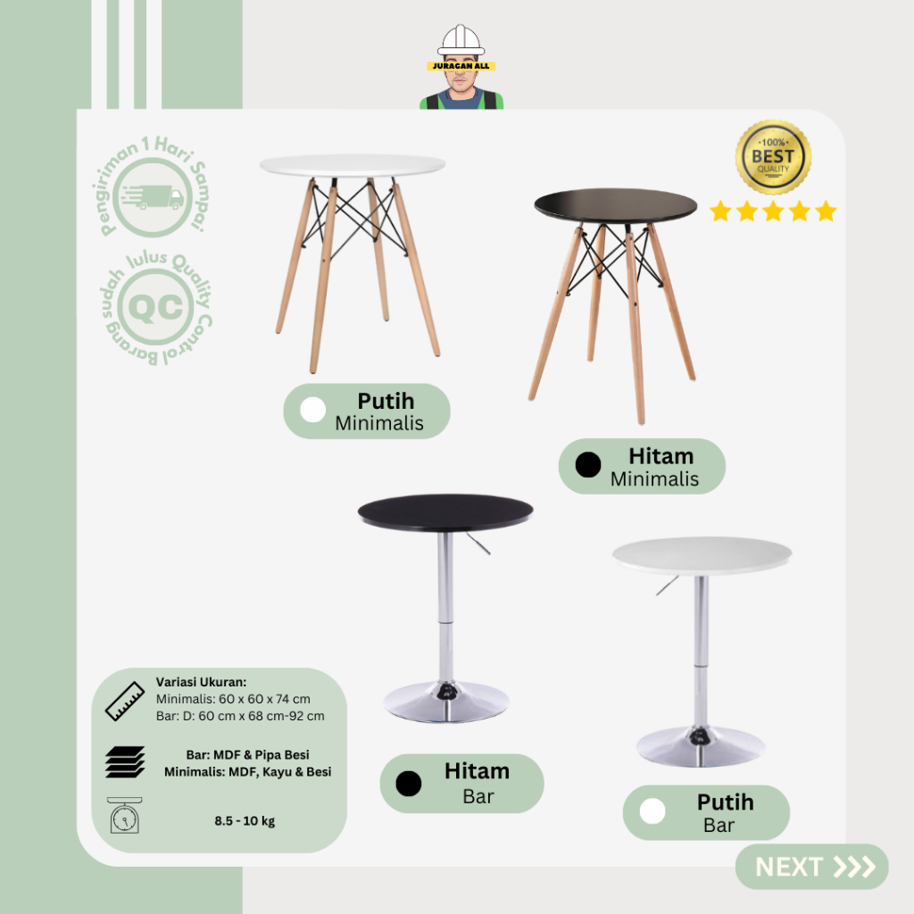 Cafe TABLE/BAR TABLE/ROUND TABLE/TEEST TABLE/LIVING TABLE/MINIMALIST ...