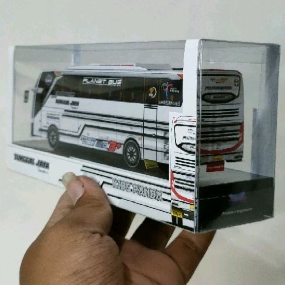 Miniature BIS BUS PAPERCRAFT JETBUS 3TUNGGAL JAYA TRANS KIDS PANDA ...