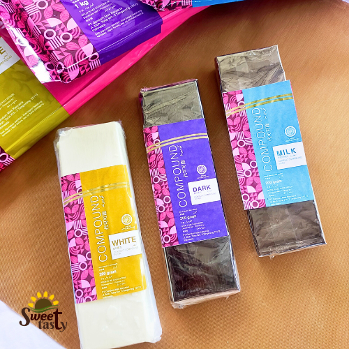 Colatta Compound Chocolate Dark - Milk - White 200 grams / Chocolate ...