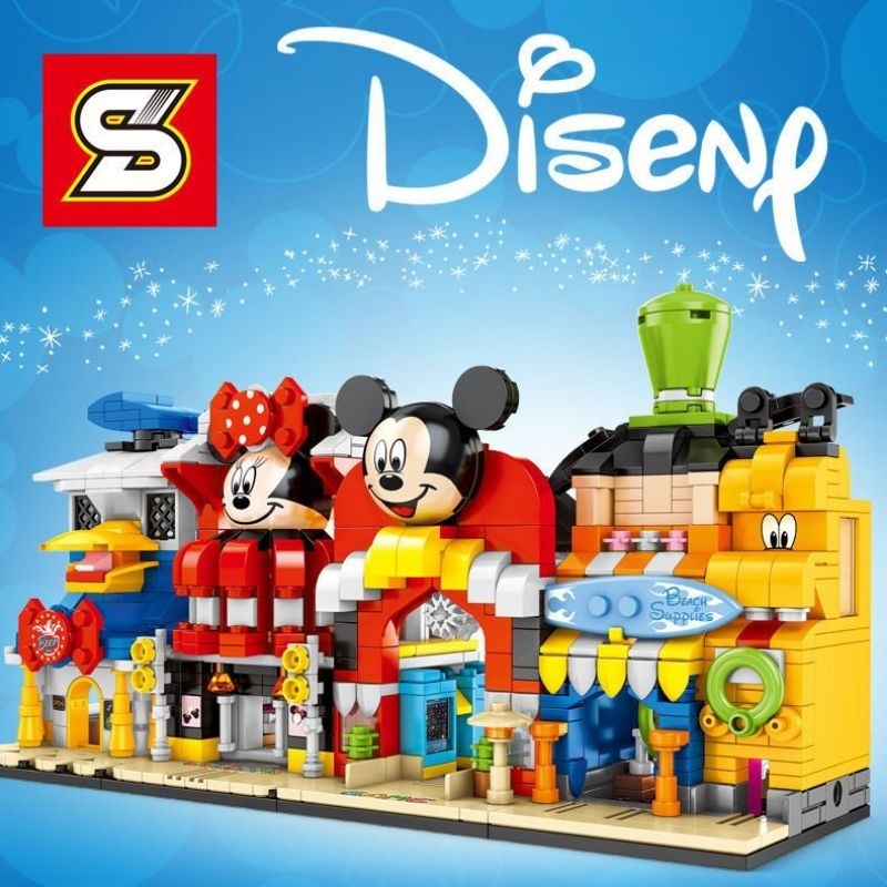 Disney Small Town / Block Disney / Block Mickey Mouse / Block Donald ...