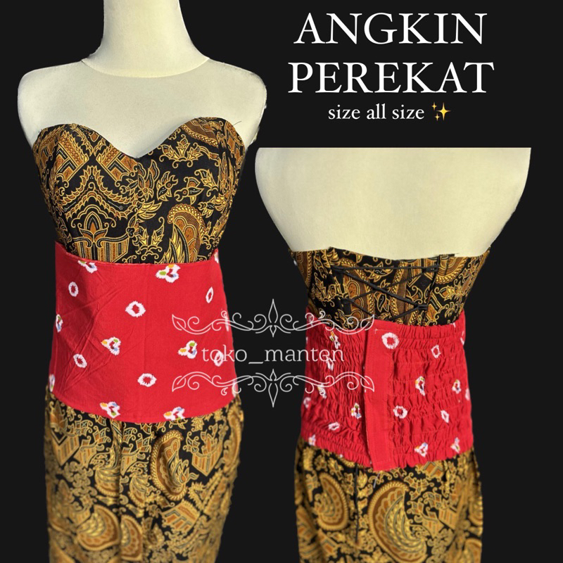 INSTANT ANGKIN JUMPUTAN WITH ADHESIVE / ANGKIN | Shopee Singapore