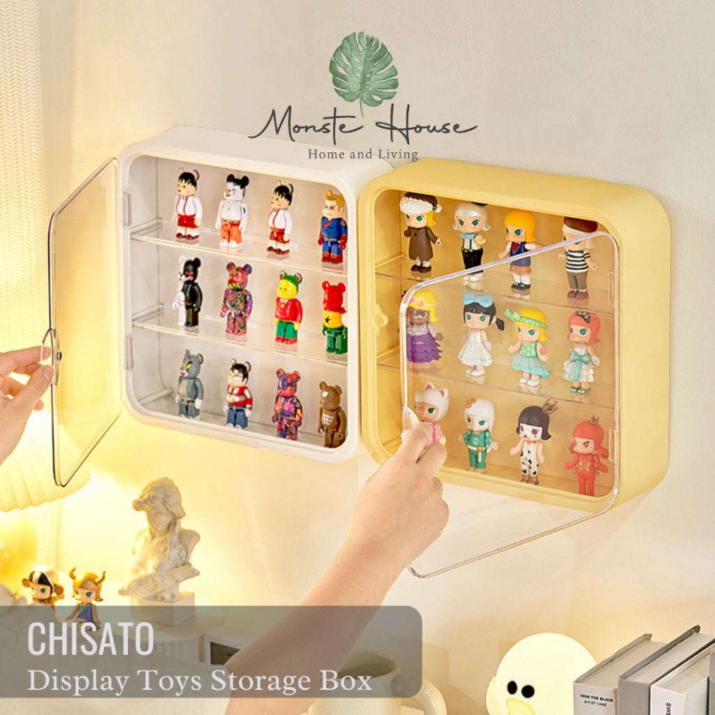 |Monste| Chisato Minimalist Figurine Showcase Box Aesthetic Action ...