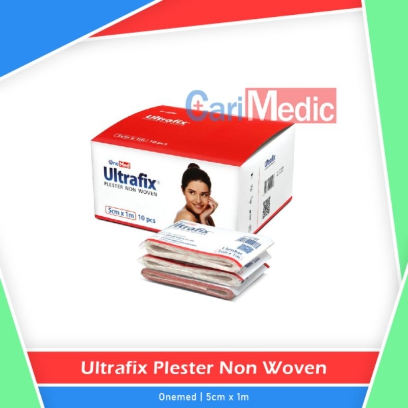 Ultrafix 5cm x 1m Box contains 10 pcs | Onemed Non Woven Wound Plaster ...