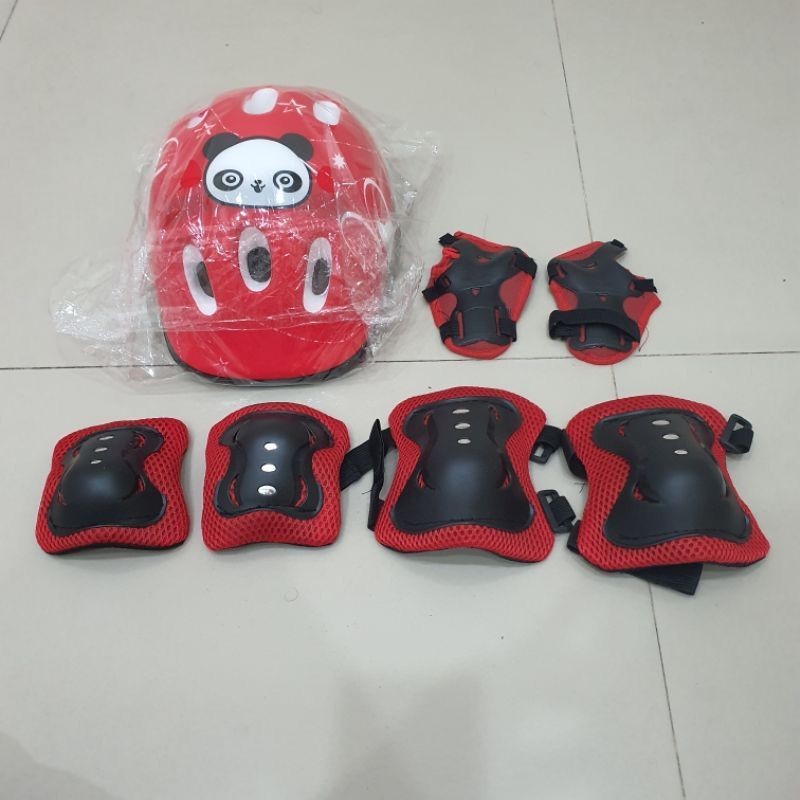 New!! Knee Decker / Hand Decker / Children's Helmet Panda Roller Skate ...