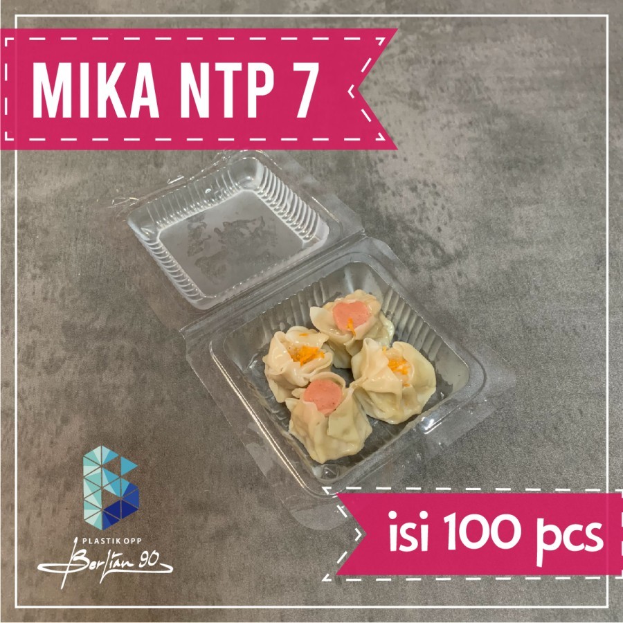 NTP 7 thick wet cake box mica contains 100 pcs dimsum mica / Clear ...