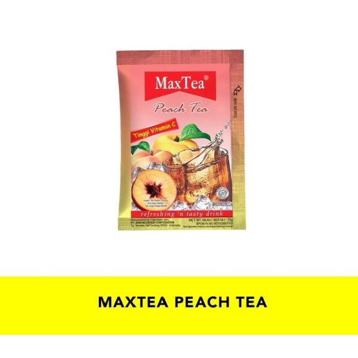 Max Peach Tea Plan 10 pcs | Shopee Singapore