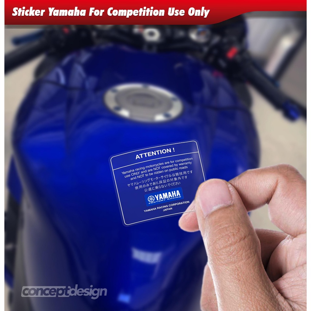 Yamaha Sticker For Competition Use Only | Shopee Singapore