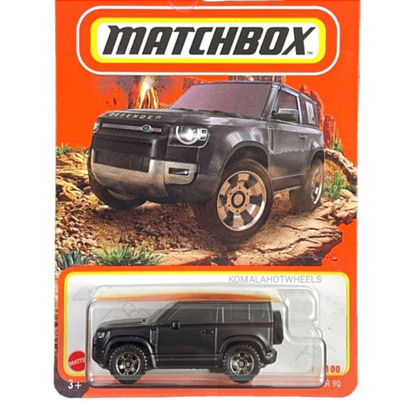 Matchbox Land Rover Defender 90 Black New 2024 | Shopee Singapore