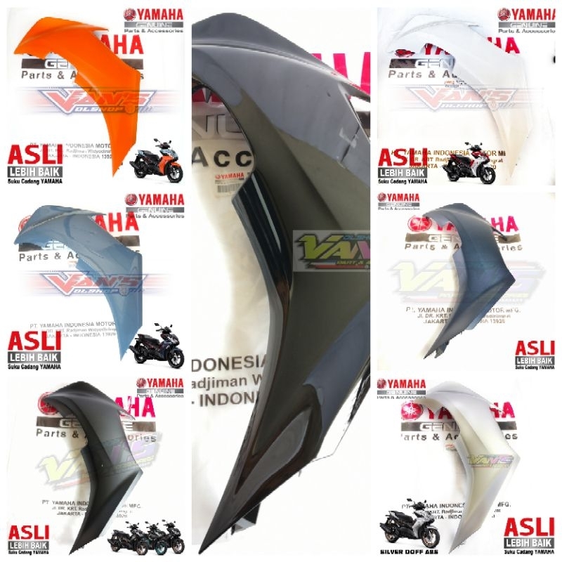 Panel 1&2/front Wing New Aerox 155 Connected (Side) Original Yamaha ...