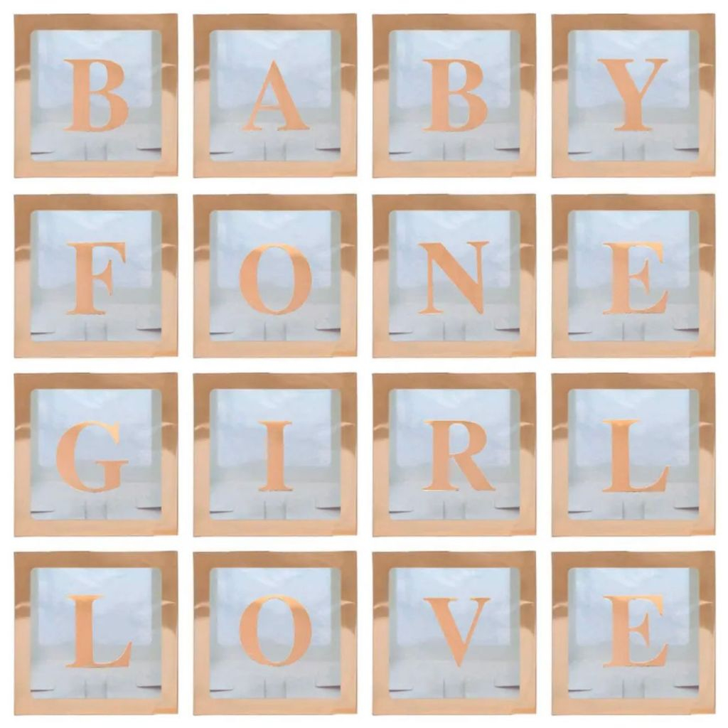 Alphabet Letters for AZ Transparent Balloon Boxes (Letters Only ...