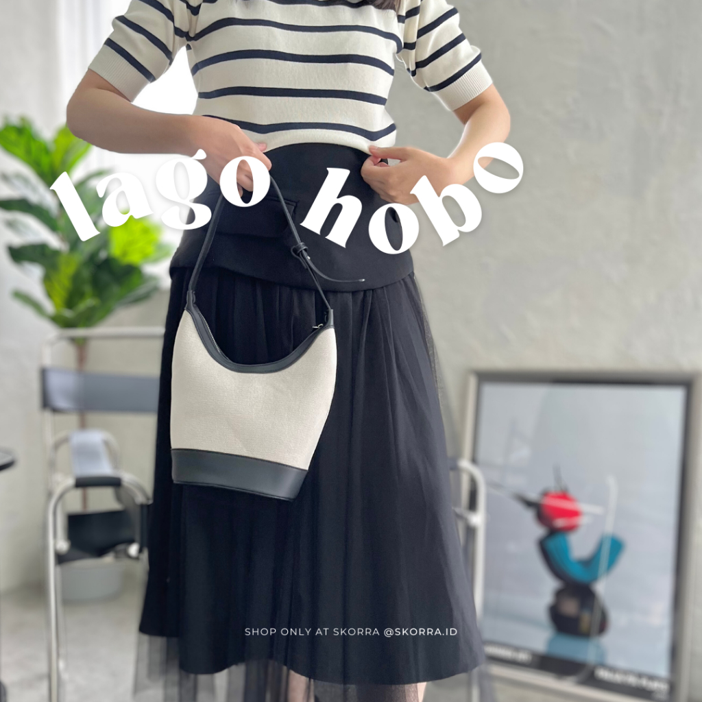 [SCORRA] LAGO HOBO BAG | HOBO CANVAS WOMEN'S BAG | Shopee Singapore