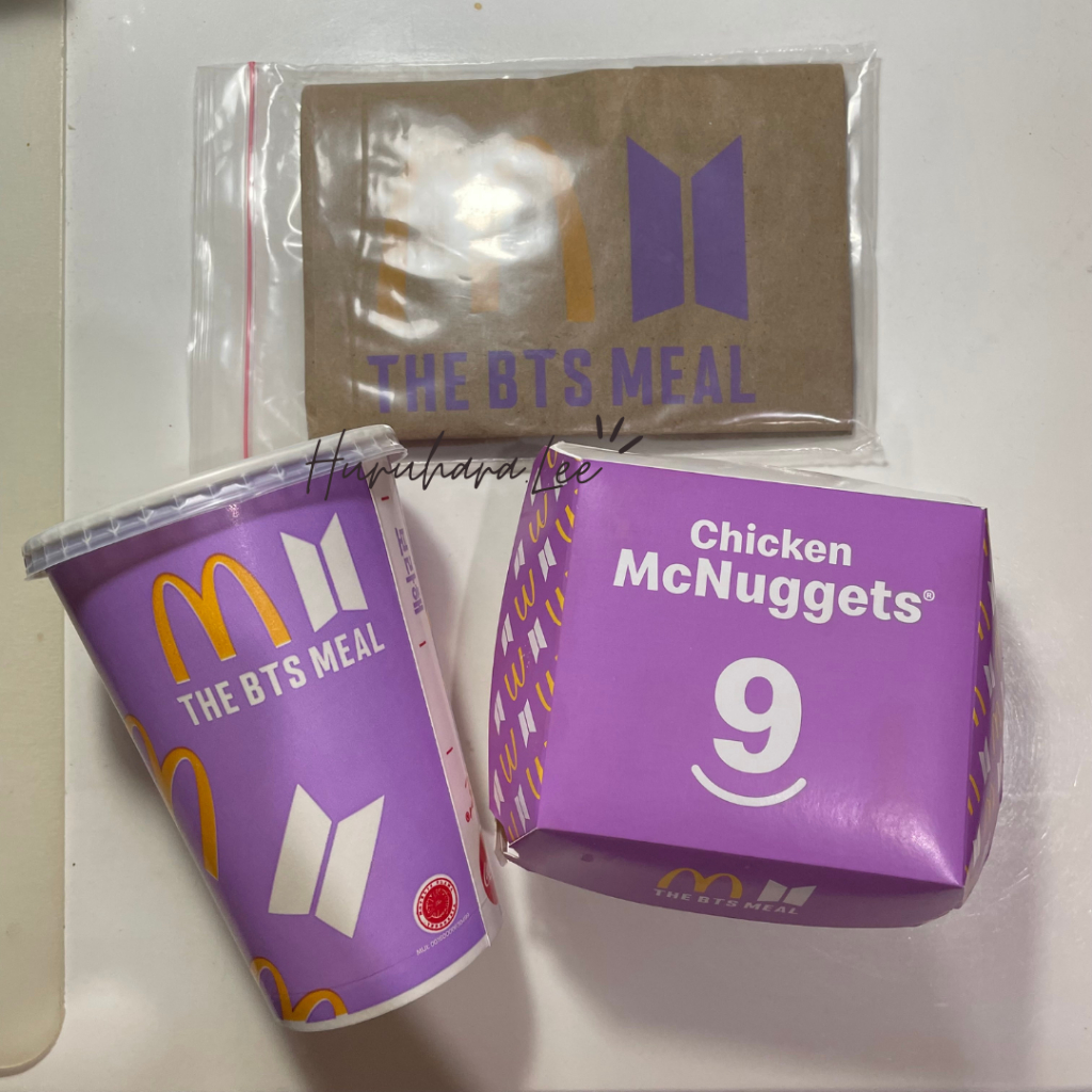 BTS Meal Packaging Only x Mcdonald MCD SET Namjoon Jin Suga Jhope V ...