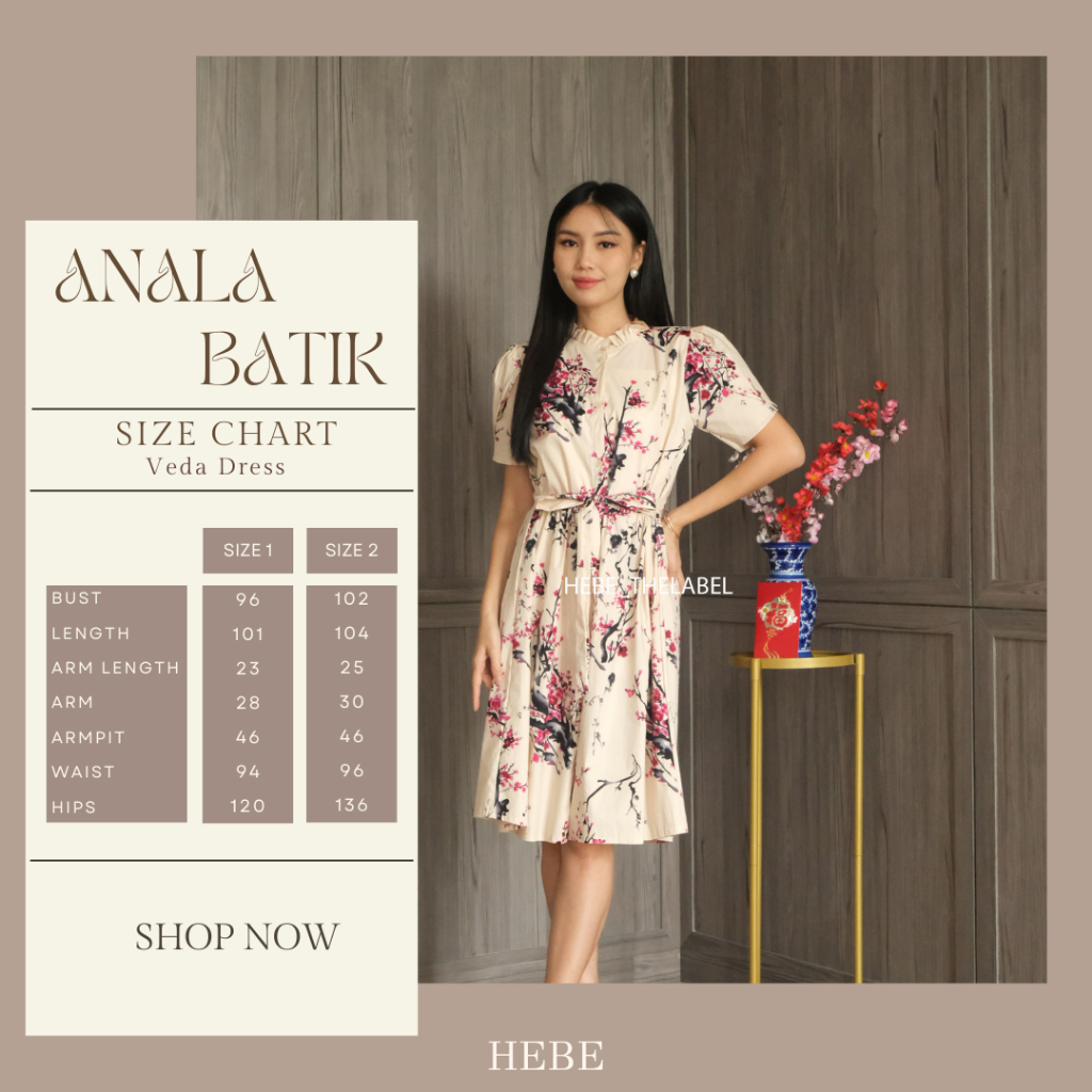 Anala Batik Cheongsam - ( Men Short-Kiko-Mutia-Dara-Kora-Emily-Amia ...
