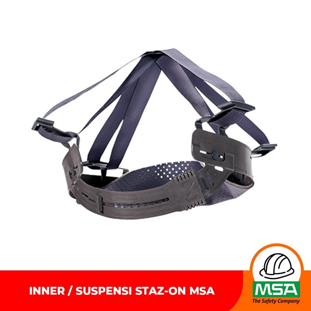 MSA V GARD STAZON Suspension Inner Safety Helmet MSA STAZ-ON Ratchet ...