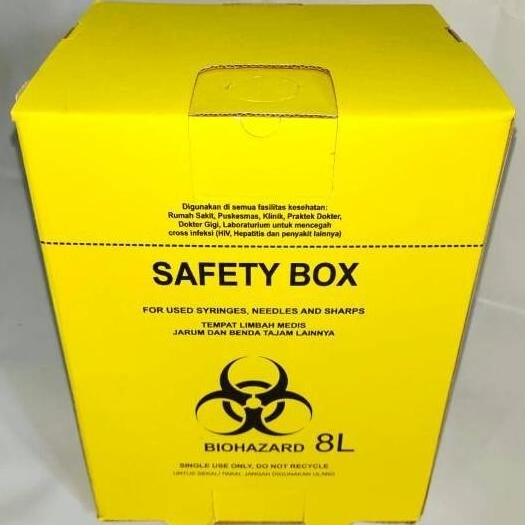 8 Liter Medical Safety Box 8 L Medical Trash Can | Shopee Singapore