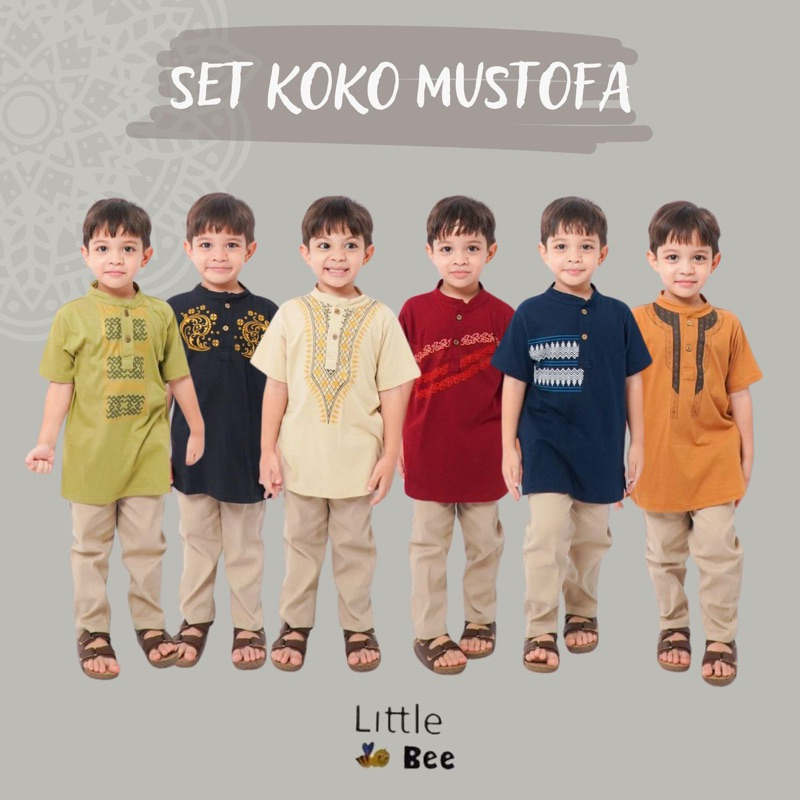 Mustofa koko SET Little Bee koko suit for children 1-5 years | Shopee Singapore