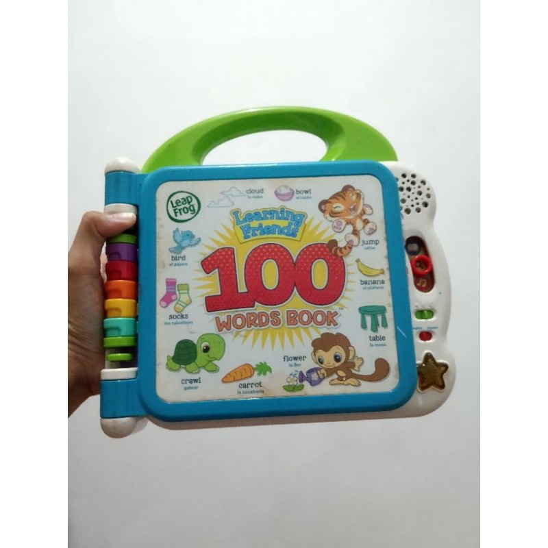 Leapfrog Learning Friend 100 Words Book Preloved (minus) | Shopee Singapore
