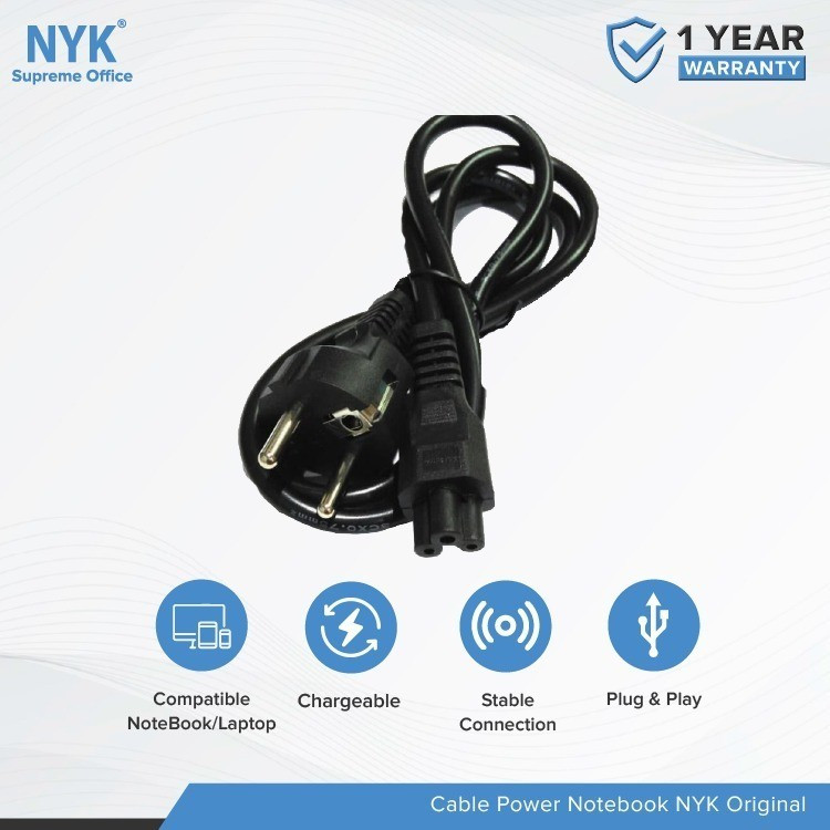 Nyk Premium Notebook CPU Power Cable | Shopee Singapore