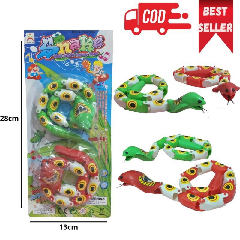 Snake Toy prank Snake Shake Old School Toy Educational Animal Toy Snake ...