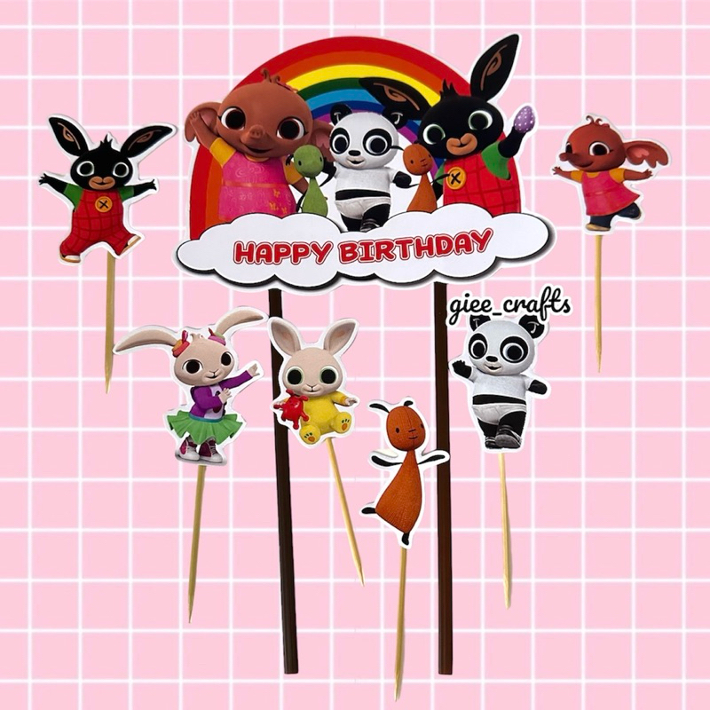 Bing BUNNY CAKE TOPPER/BING BUNNY CAKE TOPPER/BING BUNNY CAKE TOPPER ...