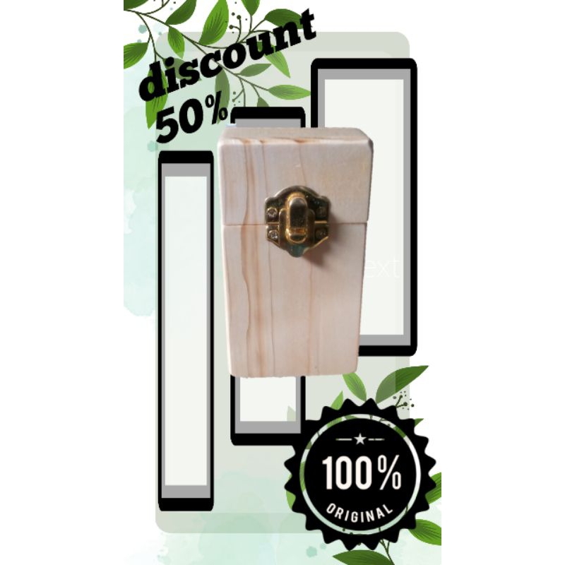 KAYU Roko box/aesthetic box/wooden box/cigarwood box/Dutch teak ...