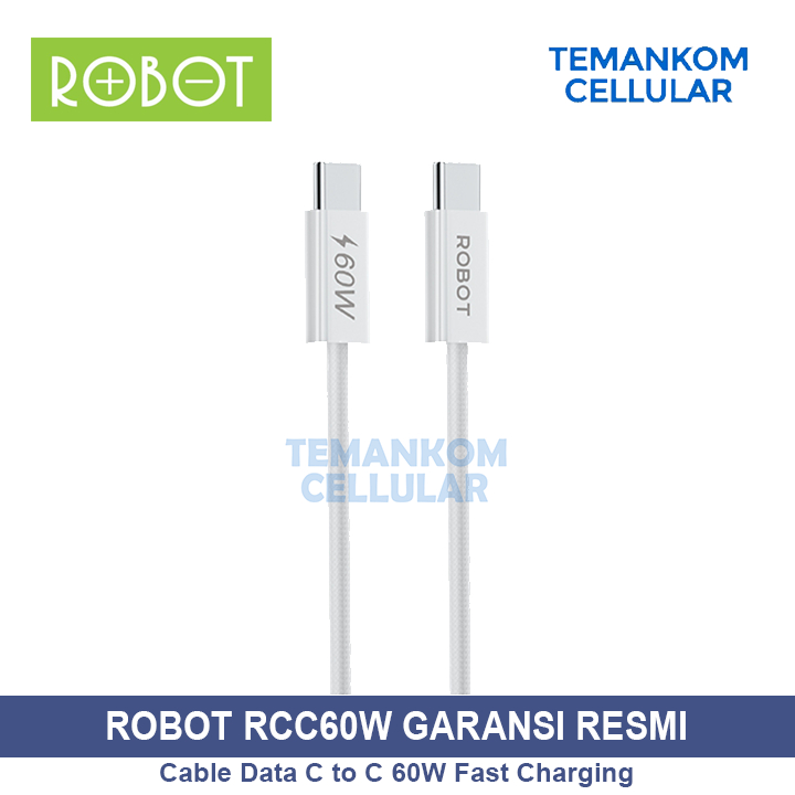 60w RCC60W Robot Type C Cable Usb Type C to Type C Cable Type C Fast ...