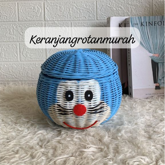 Doraemon Character Rattan Basket/ Rattan Basket Hampers Basket/Doraemon ...