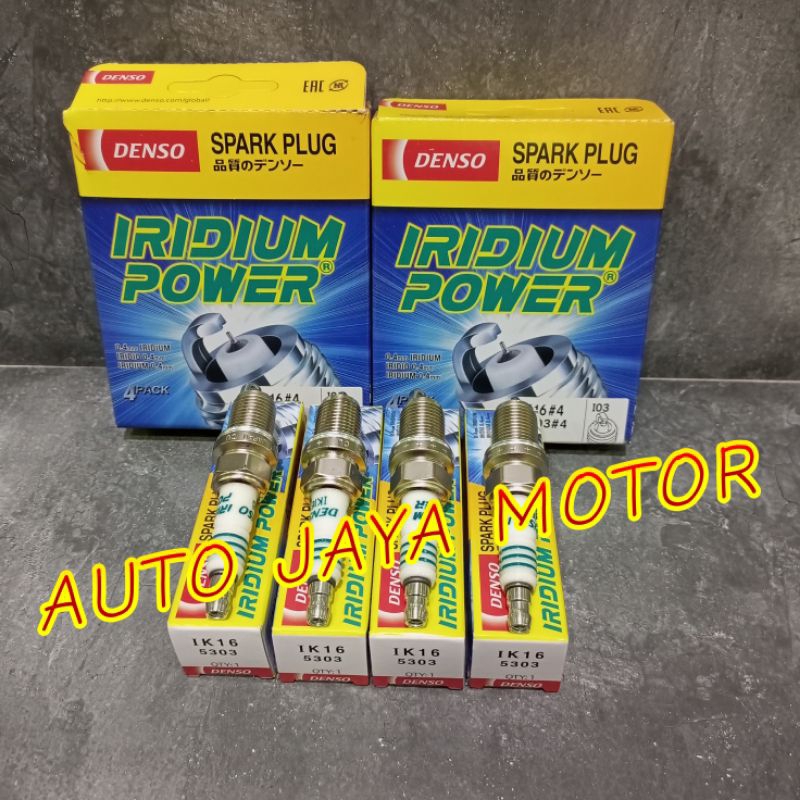 Denso Iridium Power Spark Plug 1Set 4pc Chevrolet Zafira 1.8 1800cc IK16 | Shopee Singapore