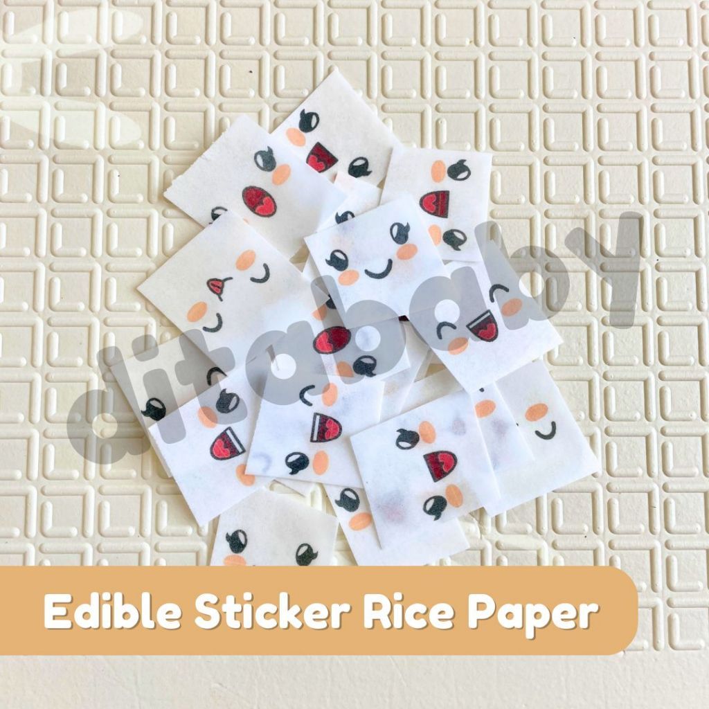 MATA (READY Bandung Edible Stamp Edible Food STICKER Edible Image ...