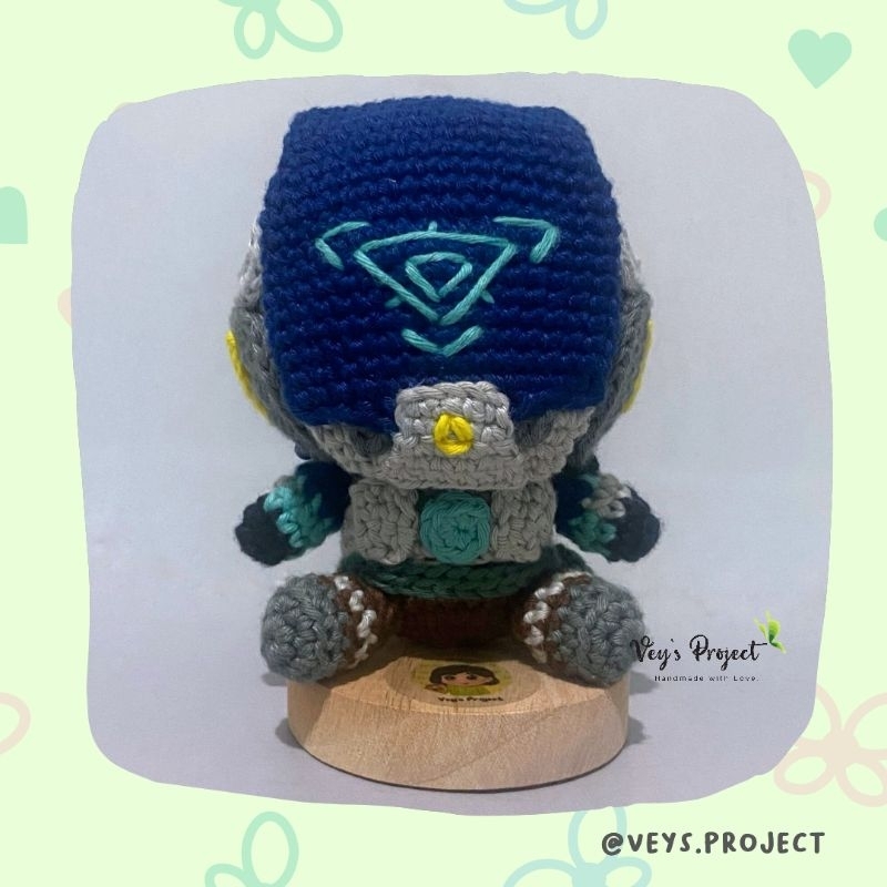 Rajur Kay/o Valorant Doll - Kay/o Valorant Amigurumi | Shopee Singapore