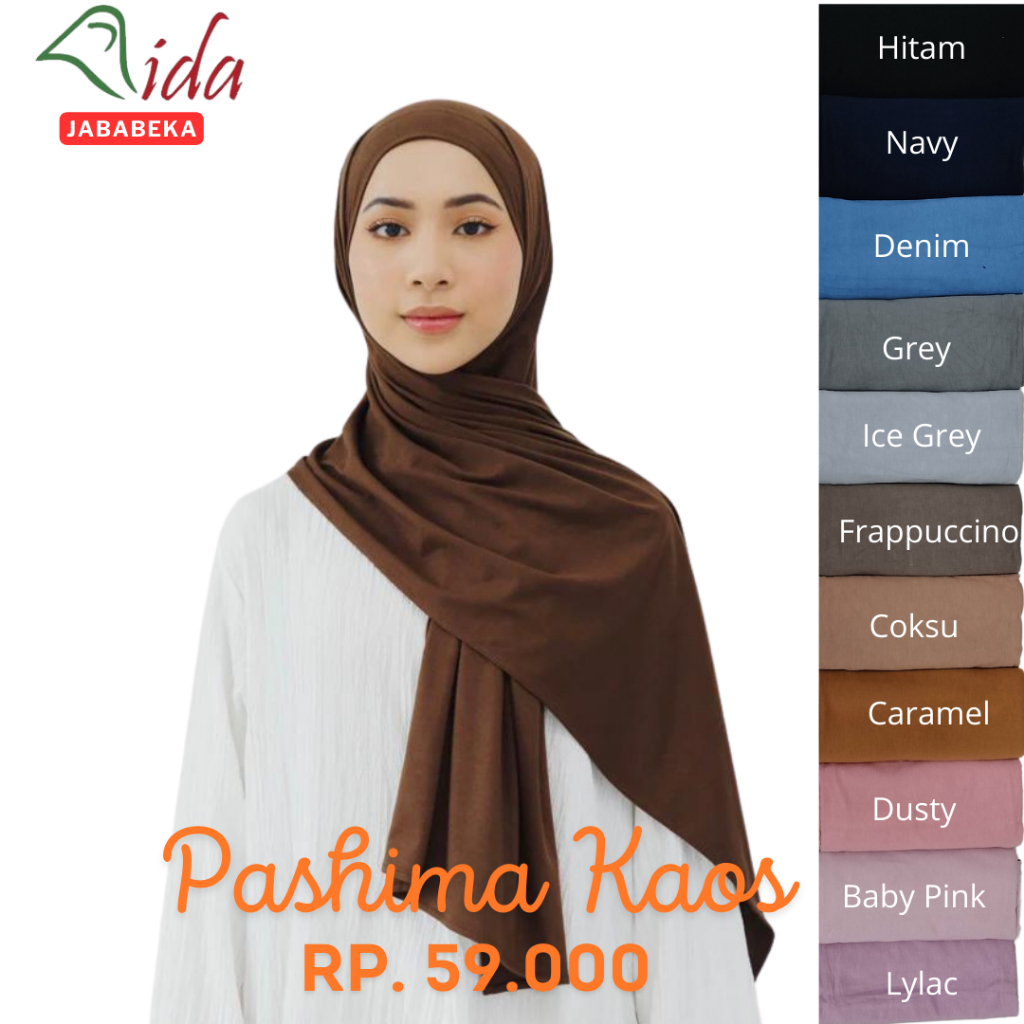 Pashmina Kaos - Hijab Hijab Hijab Shawl Pashmina T-Shirt Material ...