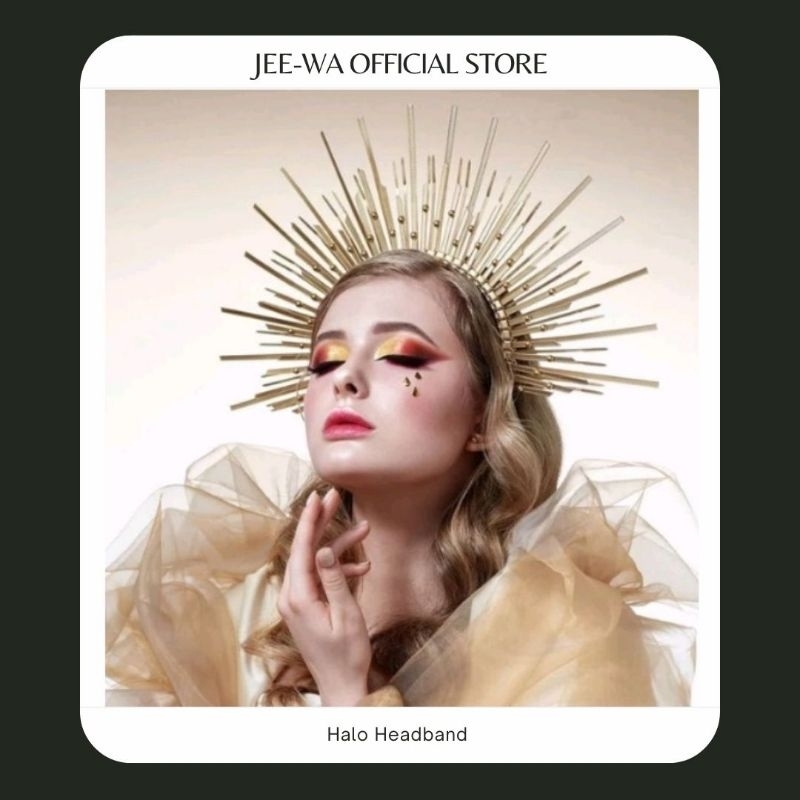 [ Jee - WA ] PART 16 - Bando Halo Headband Angel Two Gold Dividers ...