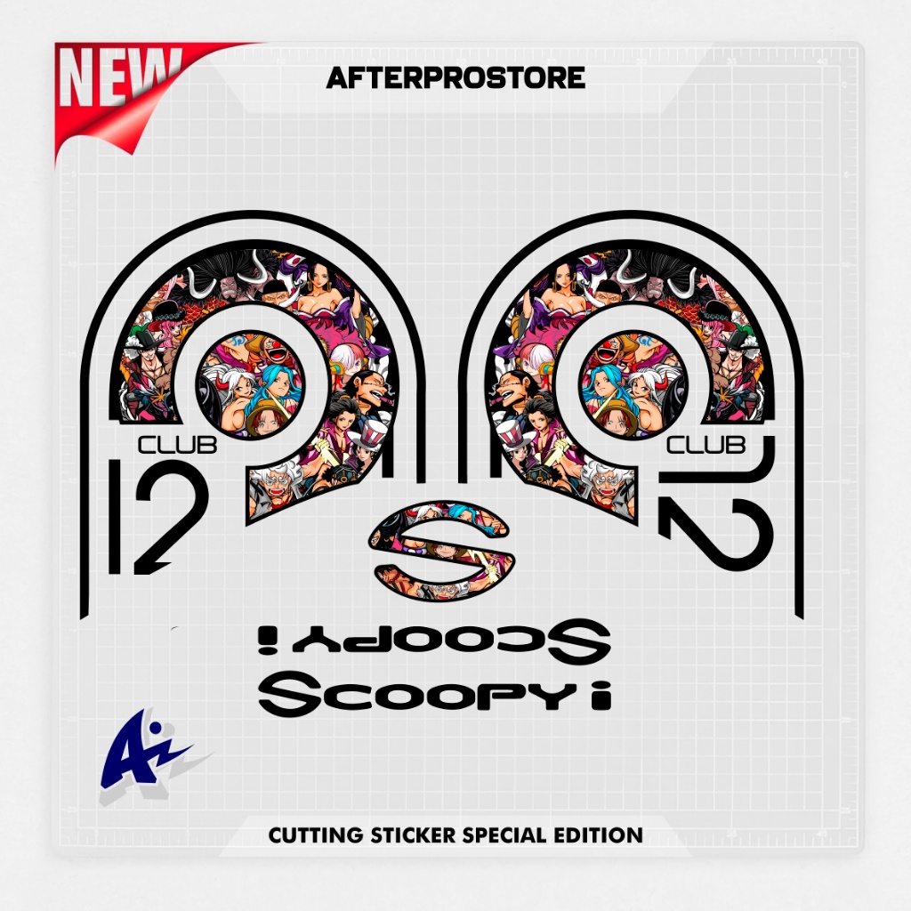 Fazzio CUTTING STICKER 125 KOI TRIBAL MOTIF / CUTING STICKER / SPECIAL ...