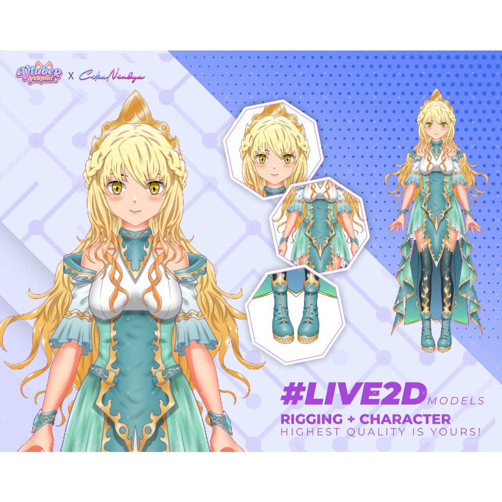 Increase Your Content Attraction with Vtuber Live2d Modern Model ...