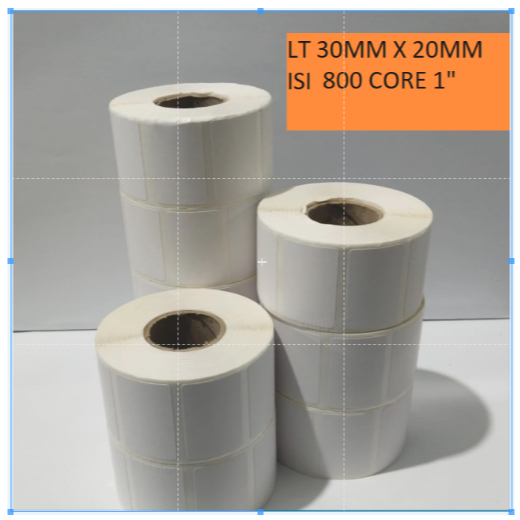Barcode XPrinter XP-360B LABEL Uk. 30 X 20 (1 LINE) CONTENTS 800 ...