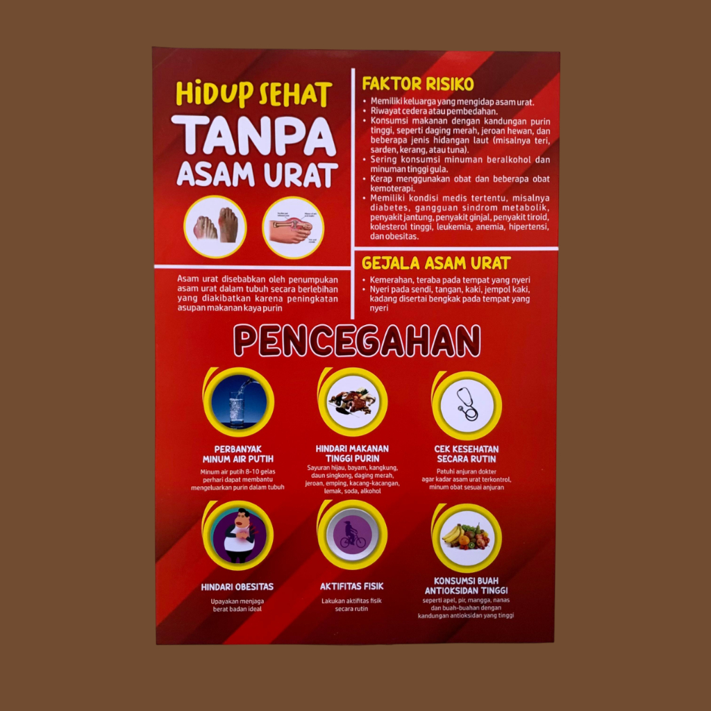 Disease Poster | Gout Poster | Gout Prevention Symptoms Poster | Health ...