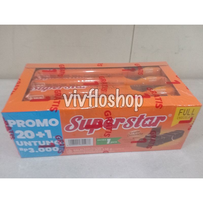 Superstar Wafers (Superman) Triple Chocolate Box Packaging (20 x 16 ...