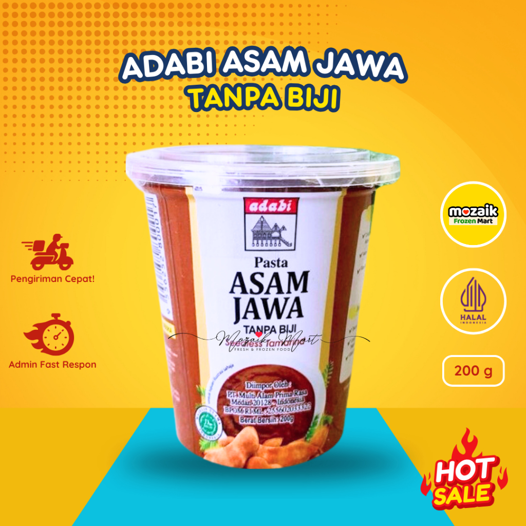 Adabi Seedless Javanese Acid Paste 200gr Frozen Mart Frozen Food ...