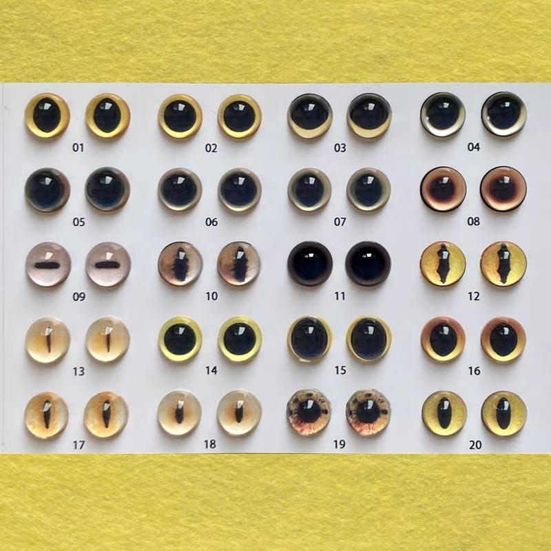 MATA Craft Eyes Resin Glass Eyes Custom Size and Design | Shopee Singapore