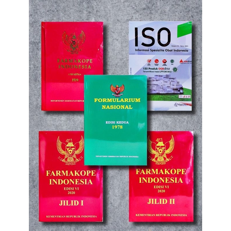 Package Of 4 Pharmaceutical Books (FI6+FI3+ISO Medicine VOL.53+FORNAS ...