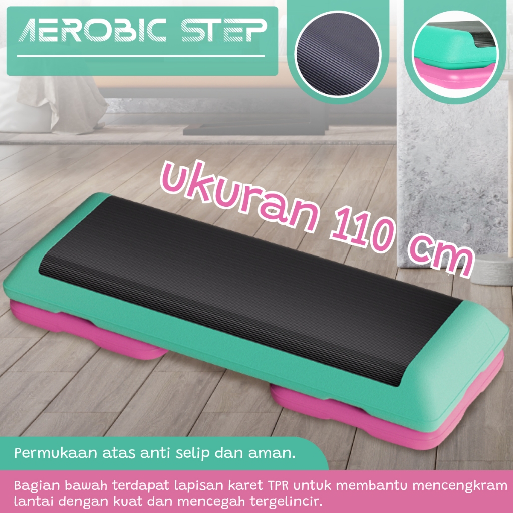 Bg SPORT Aerobic Step / Fitness Gym Aerobic Exercise Stepper Board ...