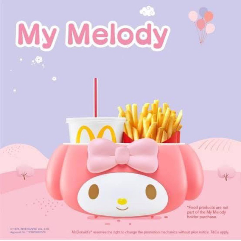 Mcdonald's my Melody Carrier Limited edition | Shopee Singapore