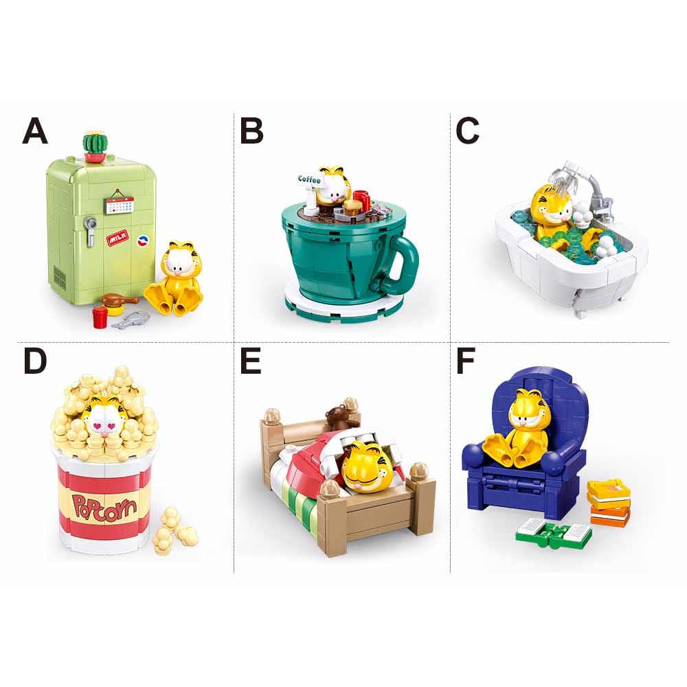 Sluban - Garfield Nickelodeon Builder Building Blocks Toy M38-B1221 ...